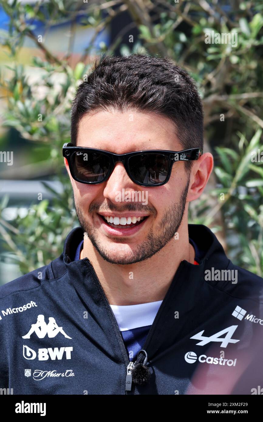 Spa Francorchamps, Belgium. 25th July, 2024. Esteban Ocon (FRA) Alpine F1 Team. Formula 1 World ...