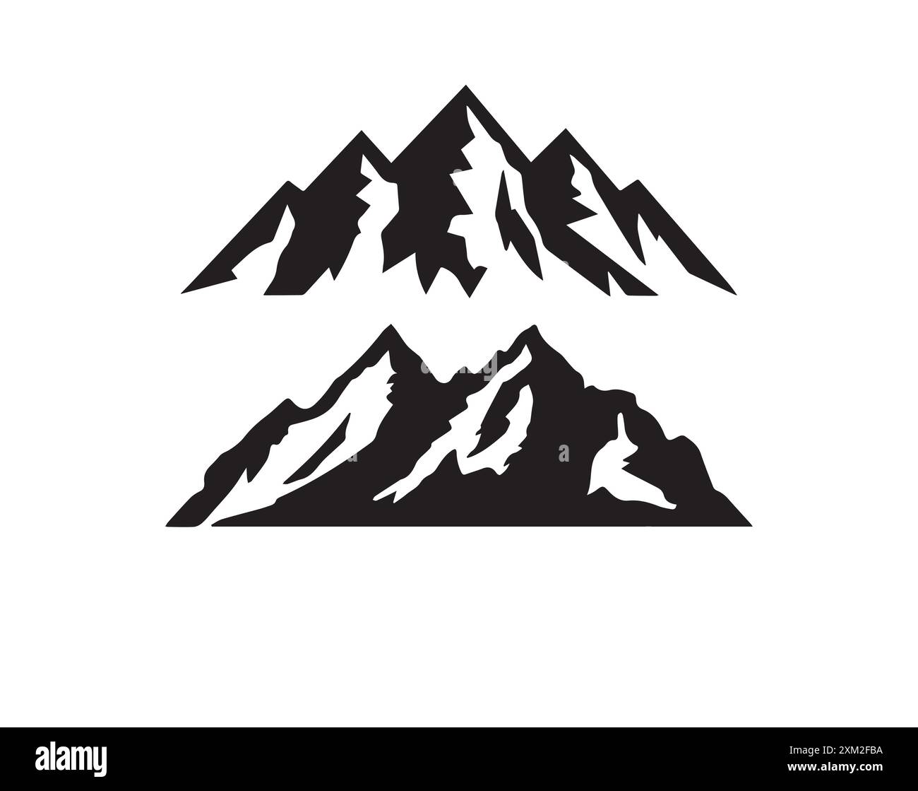 Hike in the mount Stock Vector Images - Alamy