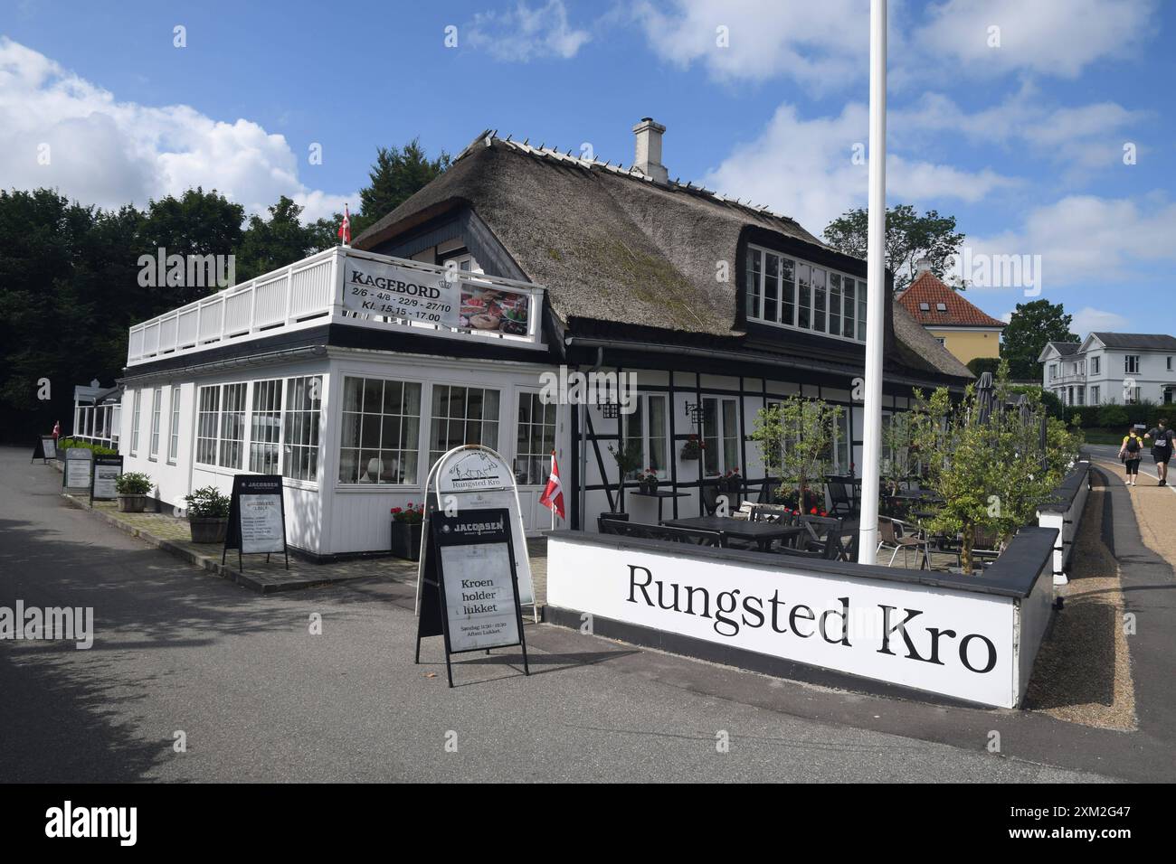 Rungsted kyst/ north zealand/ Denmark/24 July 2024/ Rungsted kro food ...