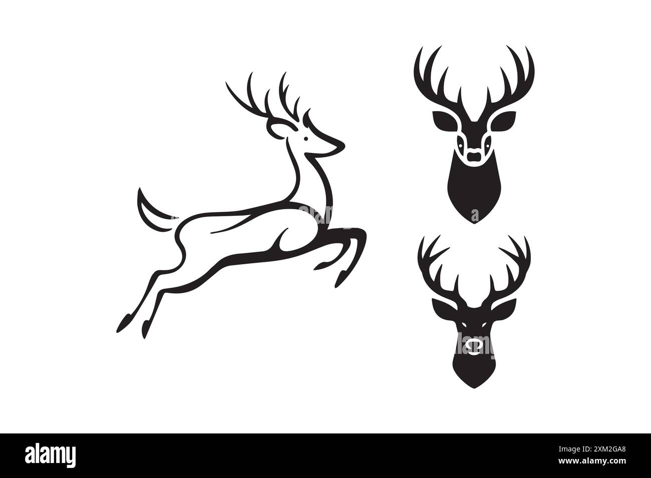 Doe vector hi-res stock photography and images - Alamy