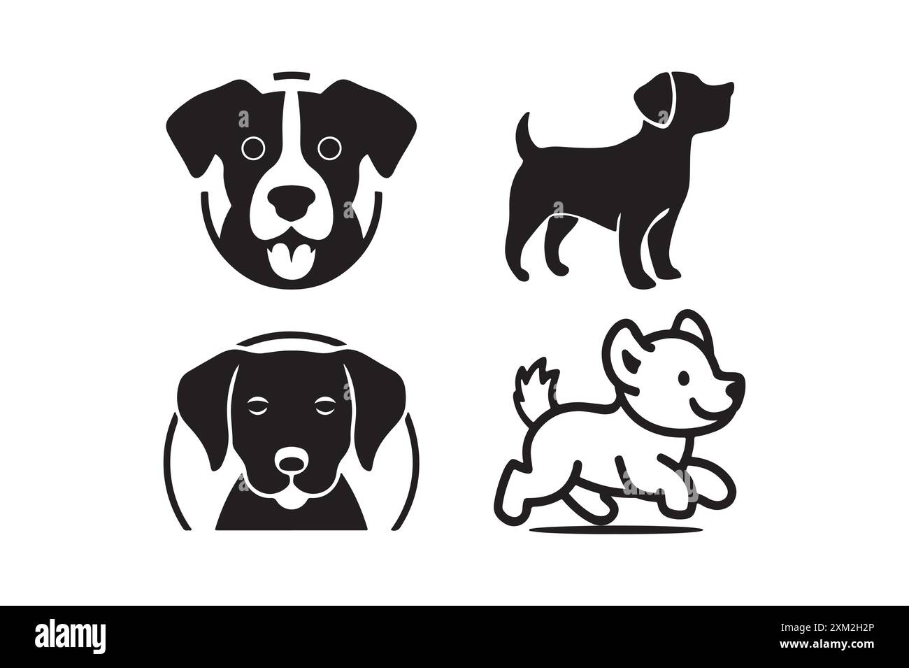 Dog vector image Stock Vector Image & Art - Alamy