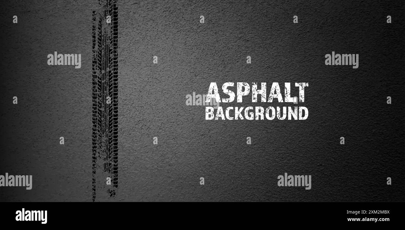 Black marks braking car Stock Vector Images - Alamy