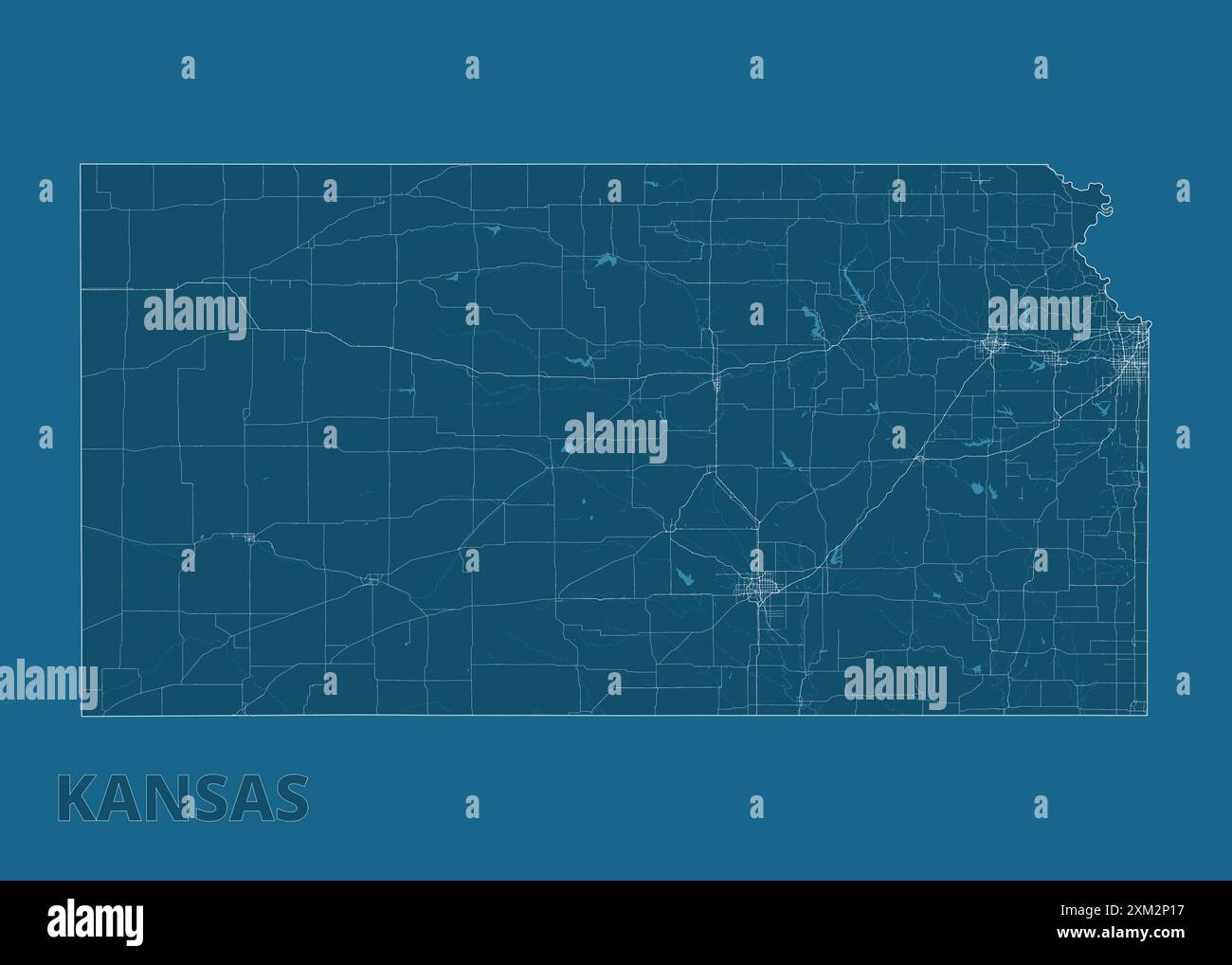 Wichita kansas map Stock Vector Images - Alamy