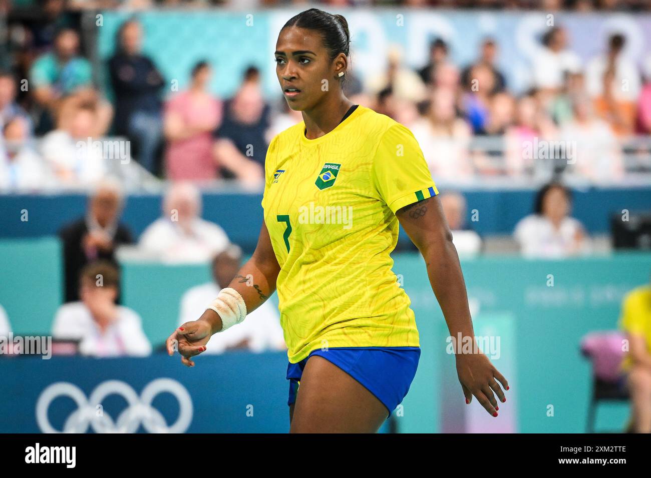 ARAUJO FROSSARD Tamires of Brazil during the handball match between ...
