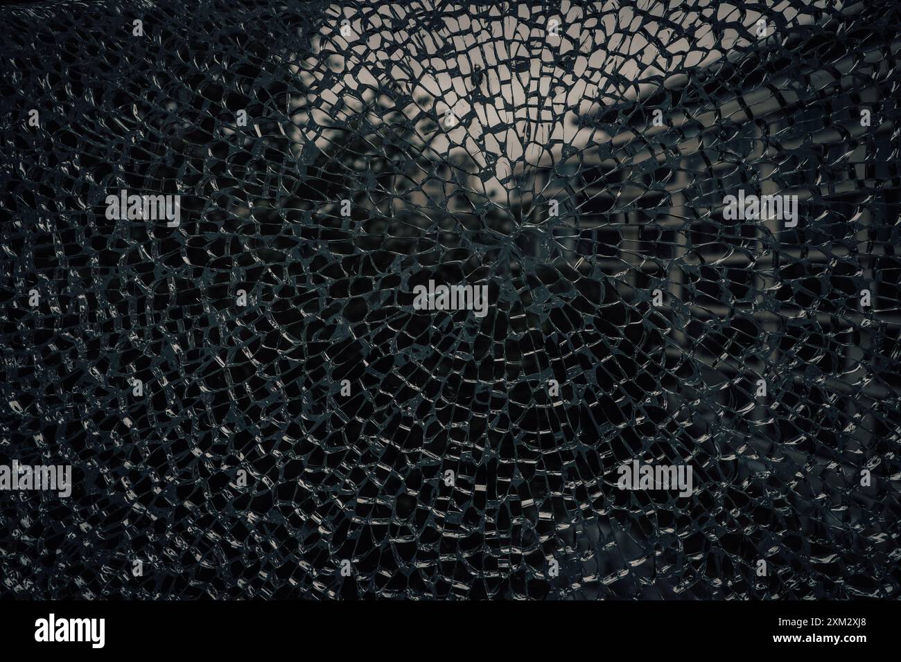Broken glass texture background. Close up view of broken glass surface ...