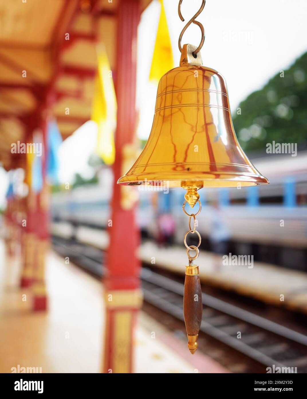 Thailand train platform bell hi-res stock photography and images - Alamy