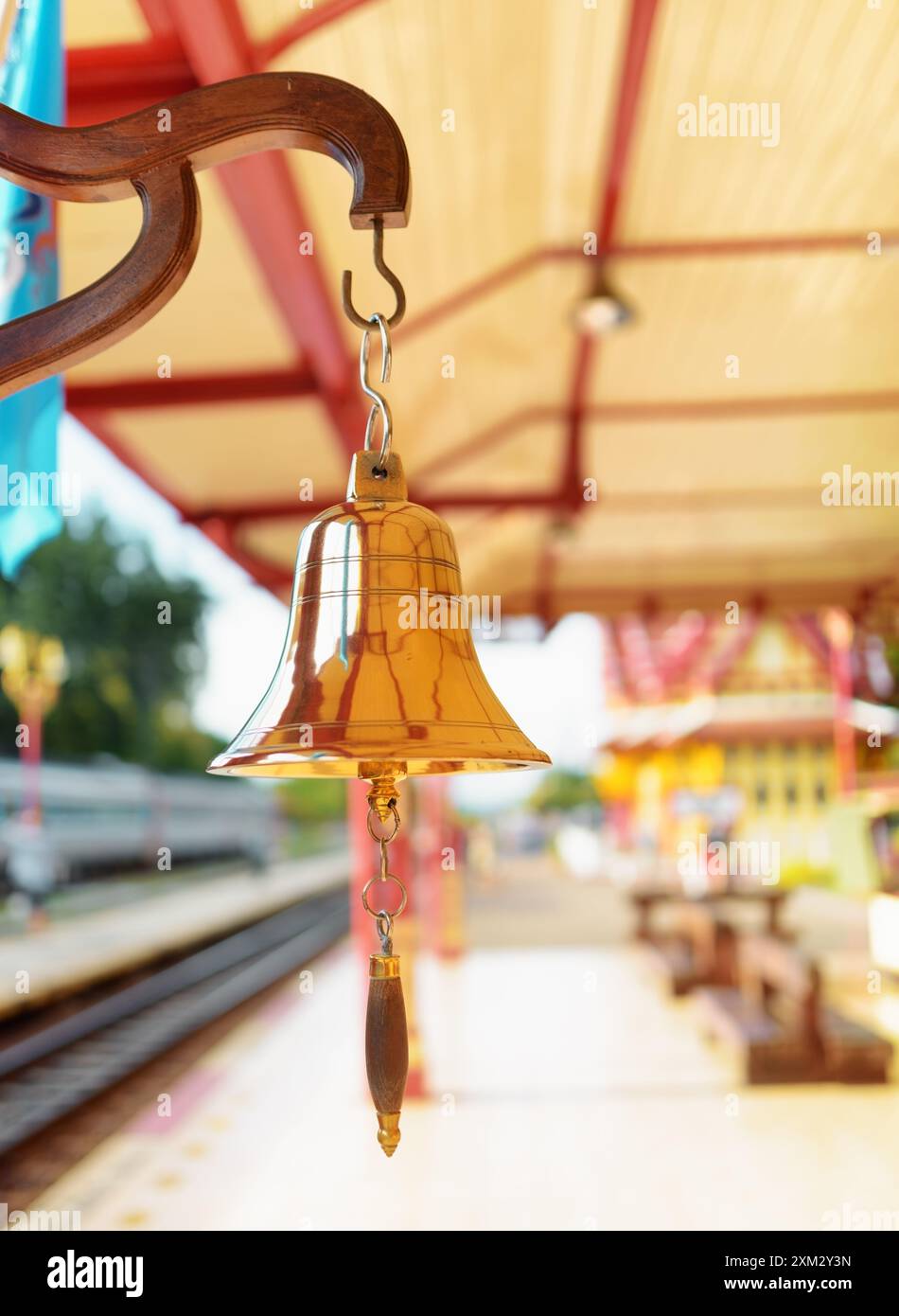 Thailand train platform bell hi-res stock photography and images - Alamy