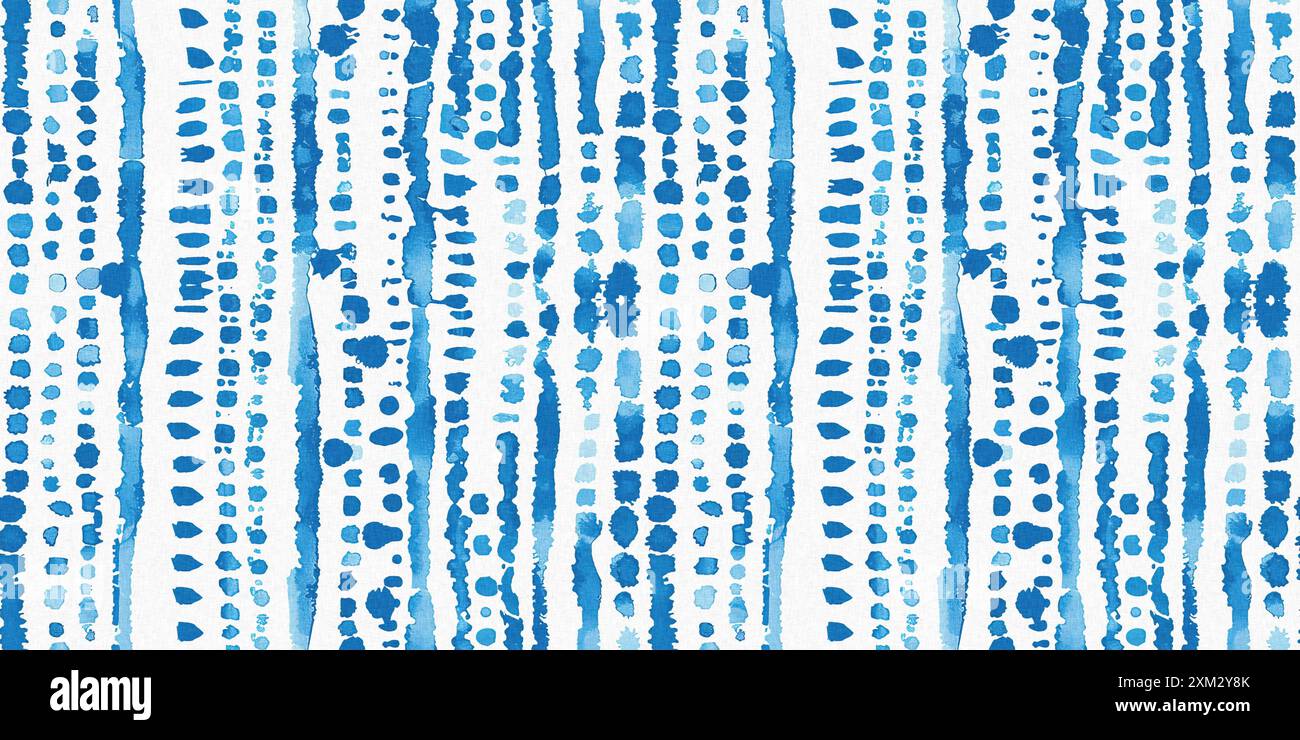 Modern blue white irregular beach stripe border for summer doodle ...