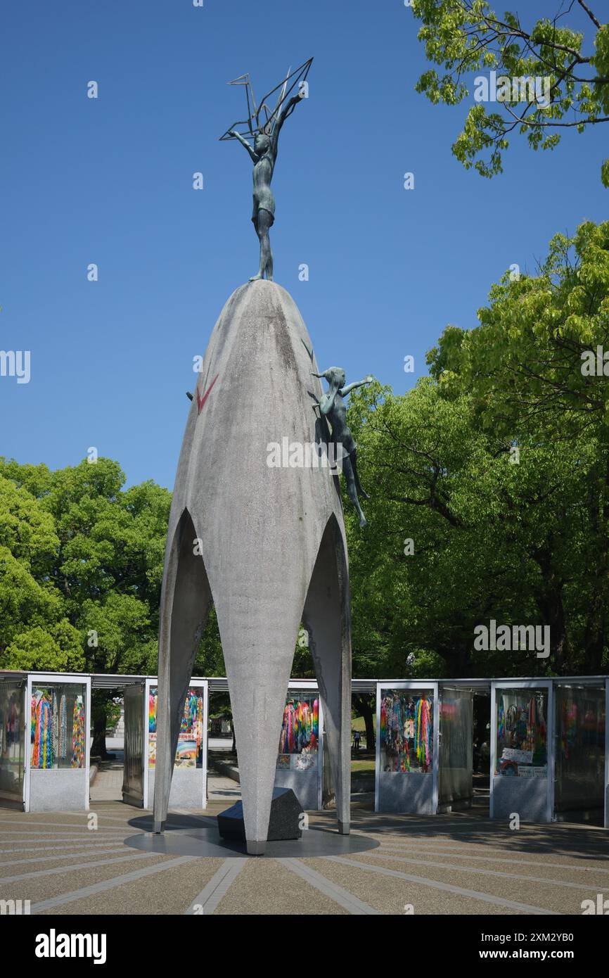 Children's Peace Monument Peace Memorial Park in Hiroshima Japan Stock ...