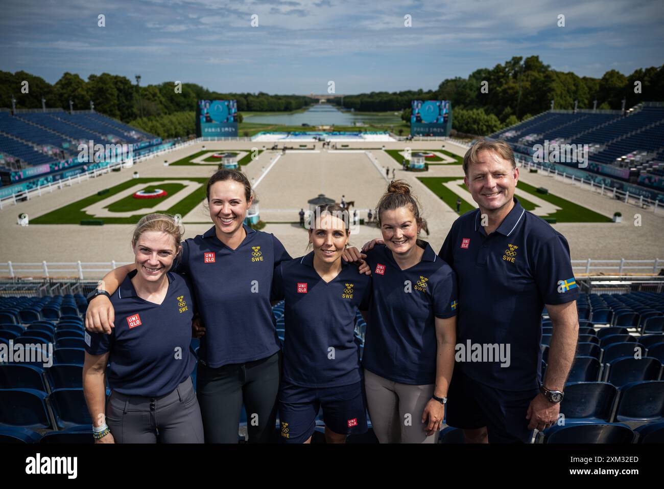Paris, France. 25th July, 2024. 240725 Frida Andersén, Sofia Sjöborg ...