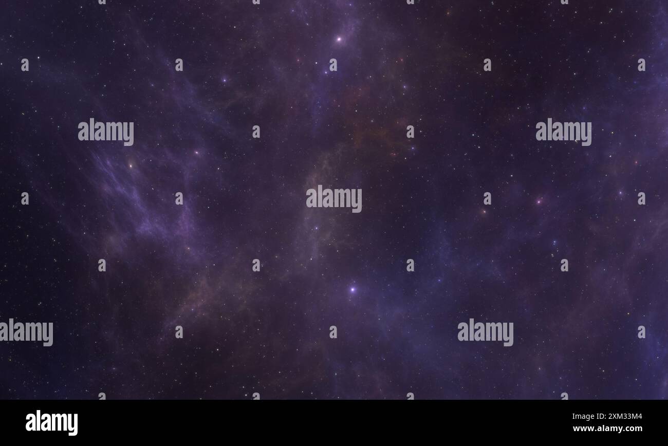 Space background with nebula and shining stars. Giant interstellar ...