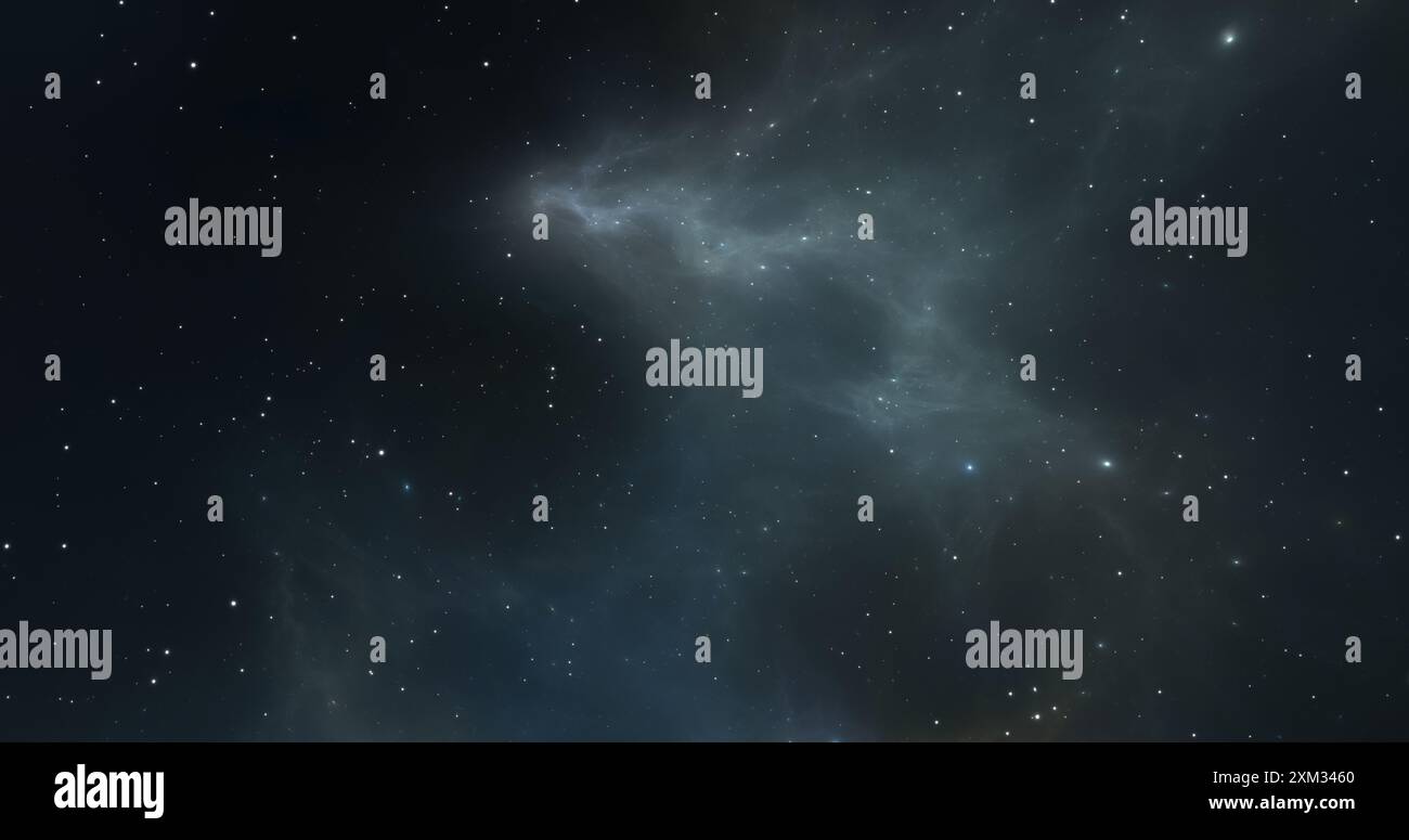 Space background with nebula and shining stars. Giant interstellar ...