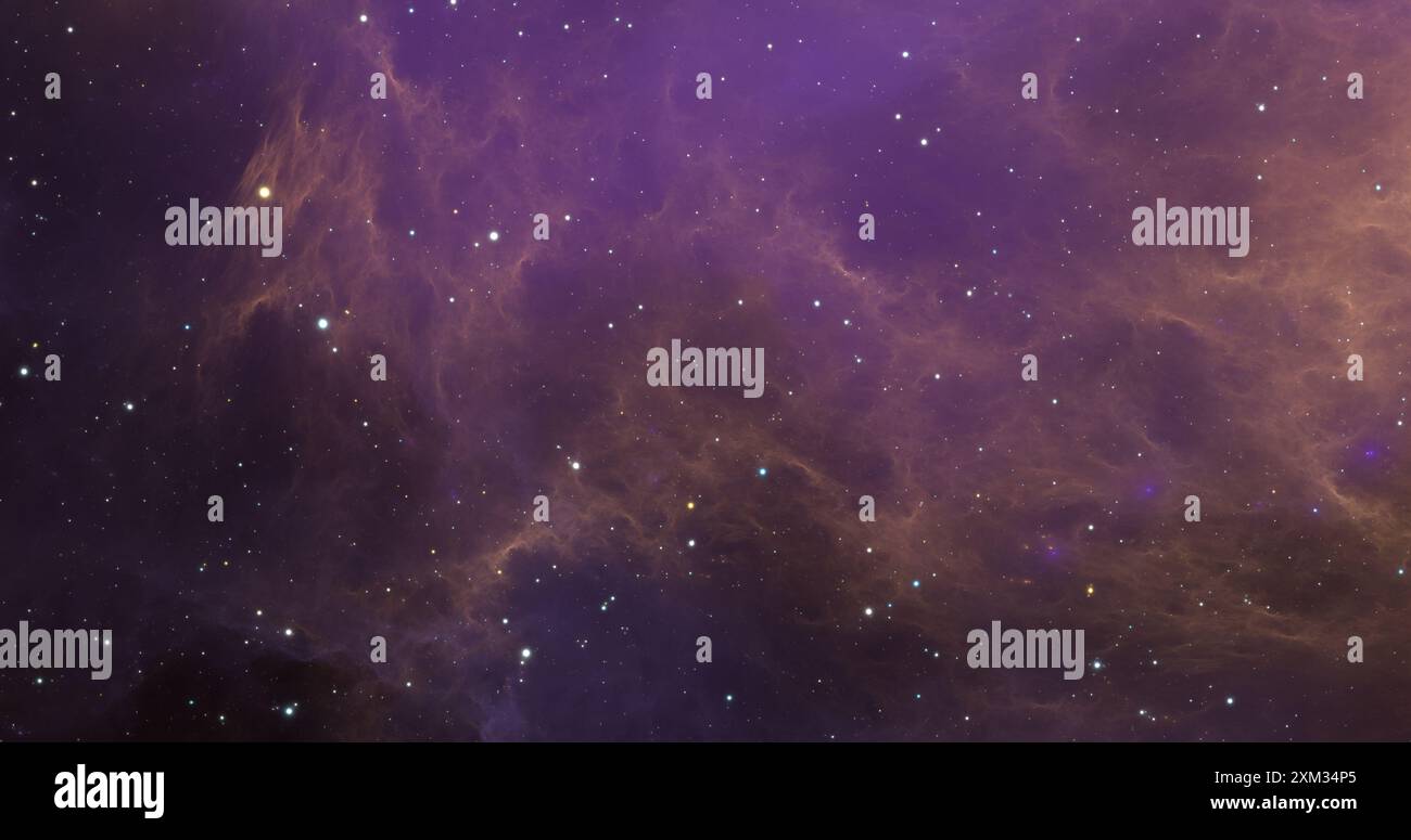 Space background with nebula and shining stars. Giant interstellar ...