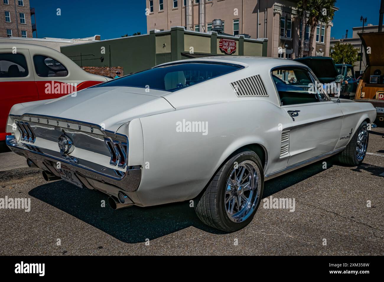 Gulfport, MS - October 01, 2023: High perspective rear corner view of a ...