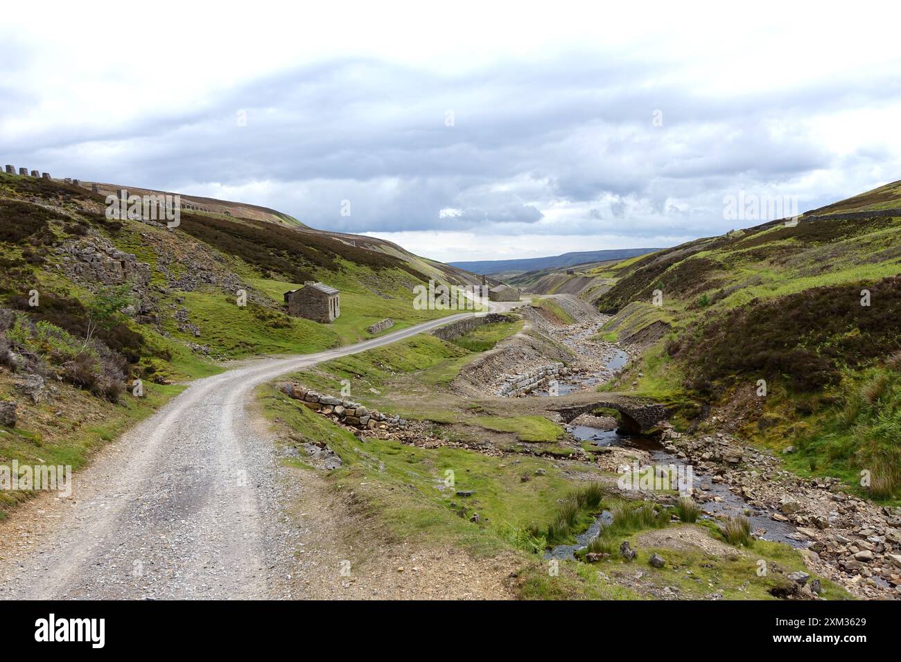 The Track to the Ruins of Old Gang Smelt Mill on Wainwrights Coast to ...