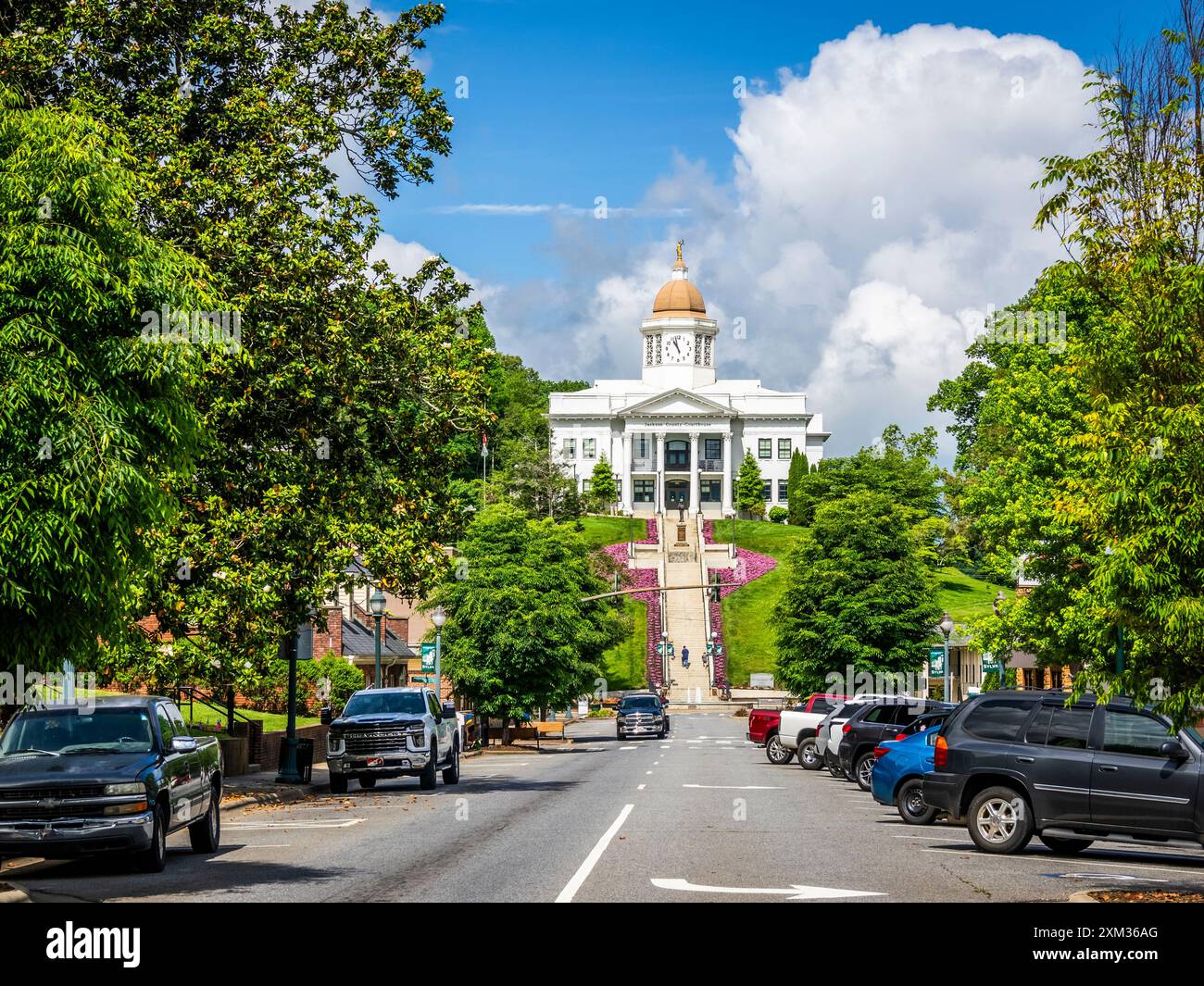 Historic Jackson County Courthouse now a public library on the hill at ...