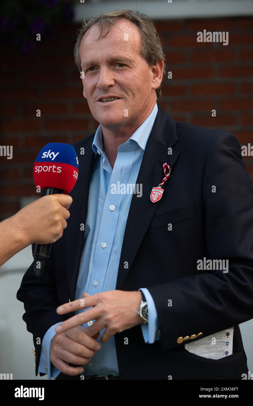 Windsor, Berkshire, UK. 22nd July, 2024. Trainer Richard Hannon. Horse ...