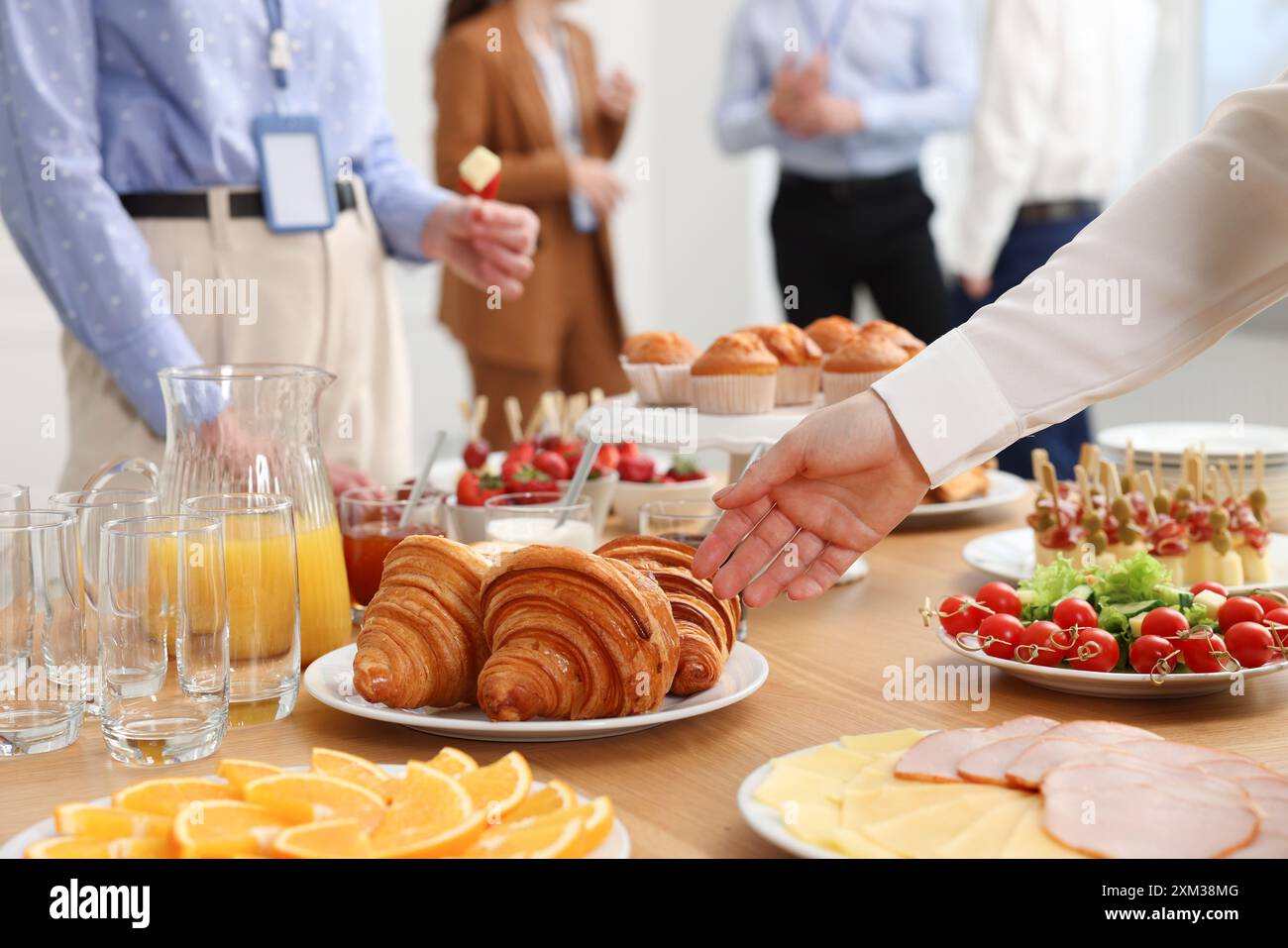 Conference business lunch buffet hi-res stock photography and images ...