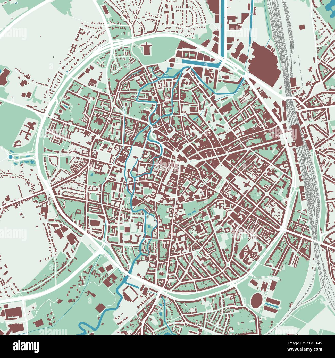 Leuven printable map hi-res stock photography and images - Alamy