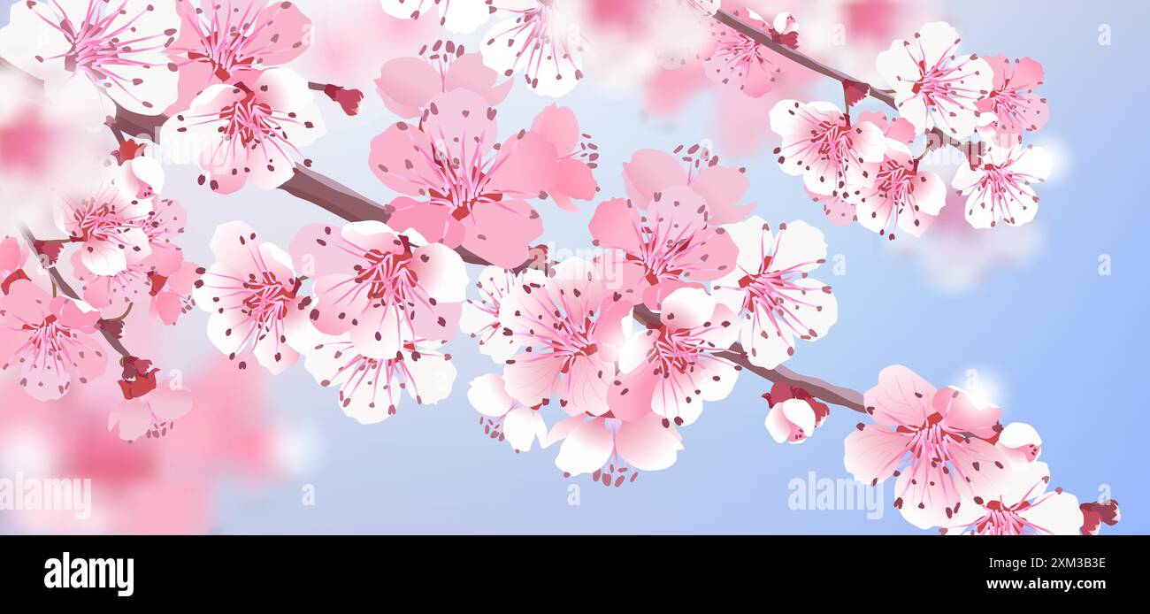 Tokyo springtime Stock Vector Images - Alamy