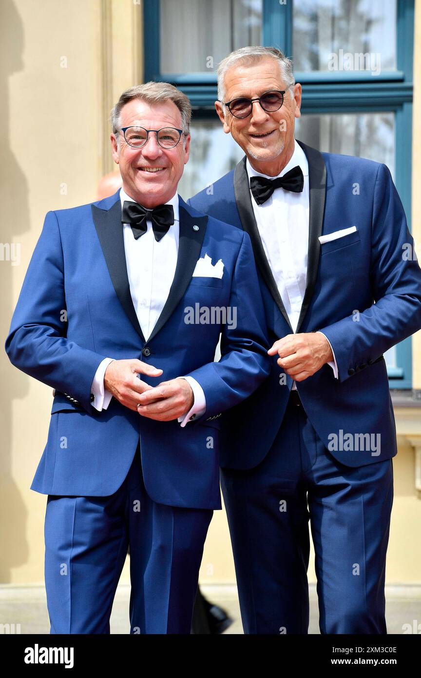 Patrick Lindner mit Ehemann Peter Schäfer bei der Eröffnung der Richard ...