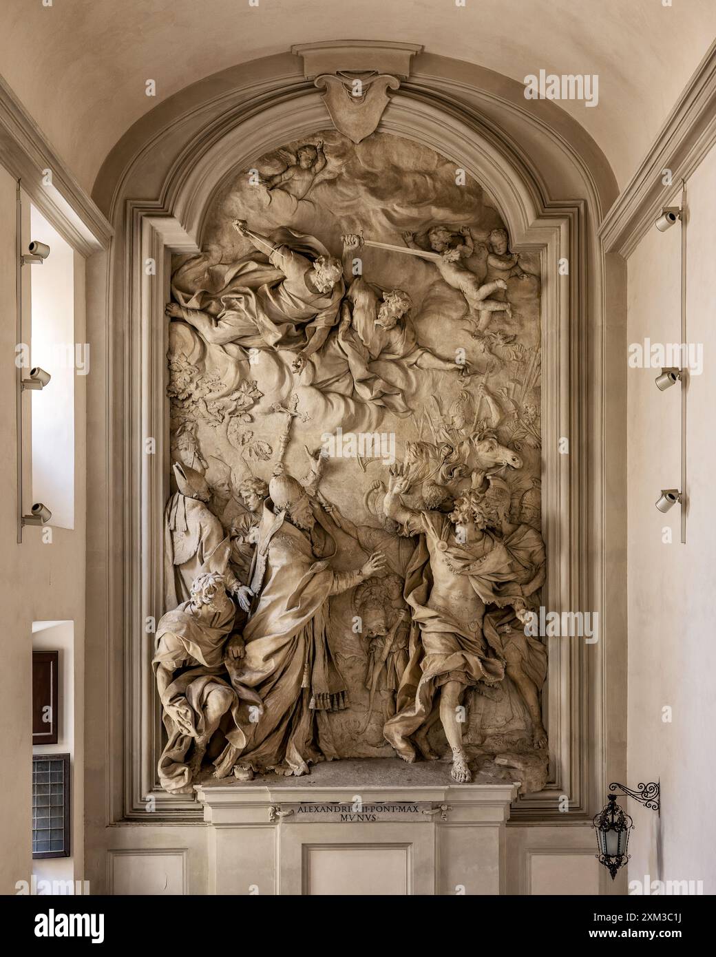 The plaster model in the Oratorio dei Filippini Stock Photo - Alamy