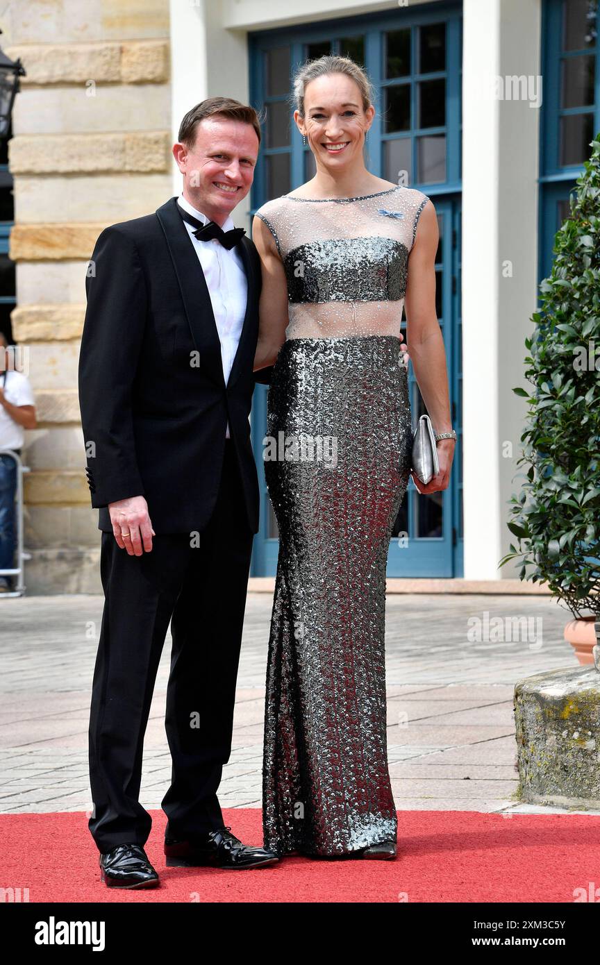 Christine Theiss mit Ehemann Hans Theiss bei der Eröffnung der Richard ...