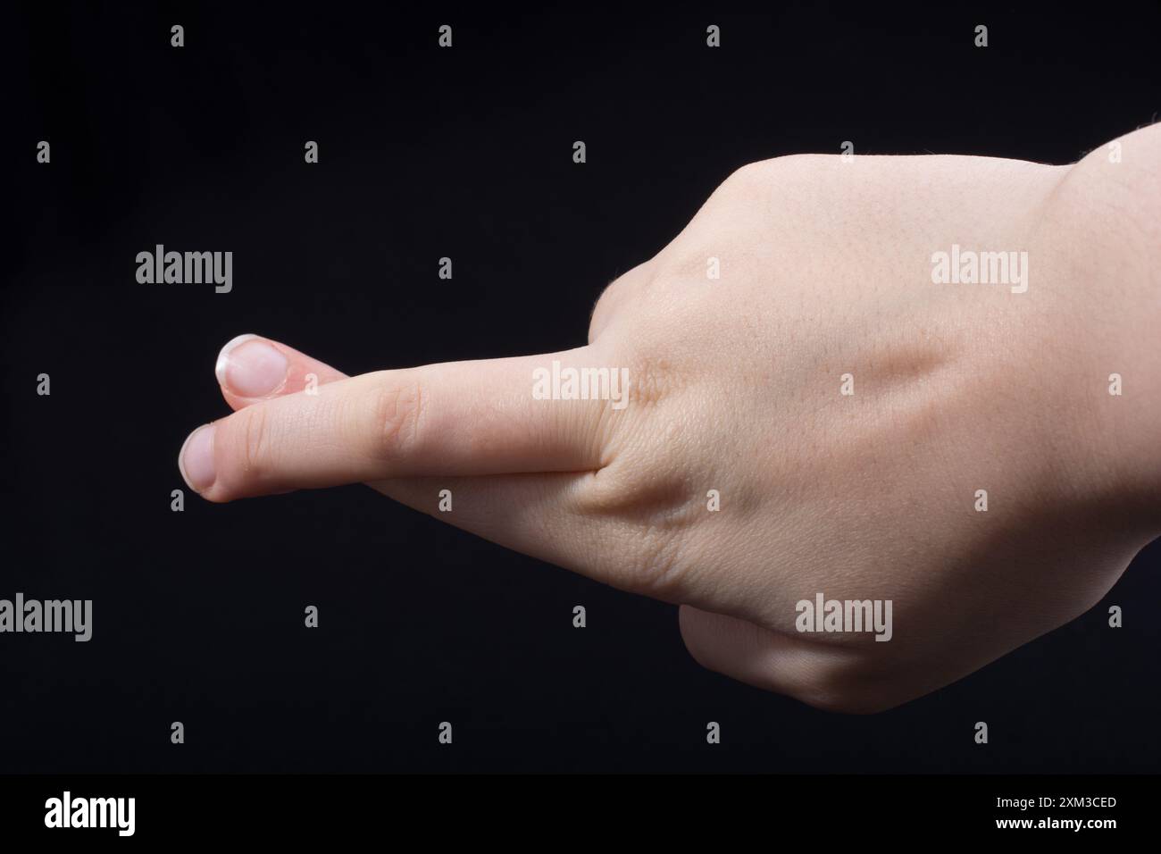 Crossed fingers Symbol superstition luck or lie gesture Stock Photo - Alamy