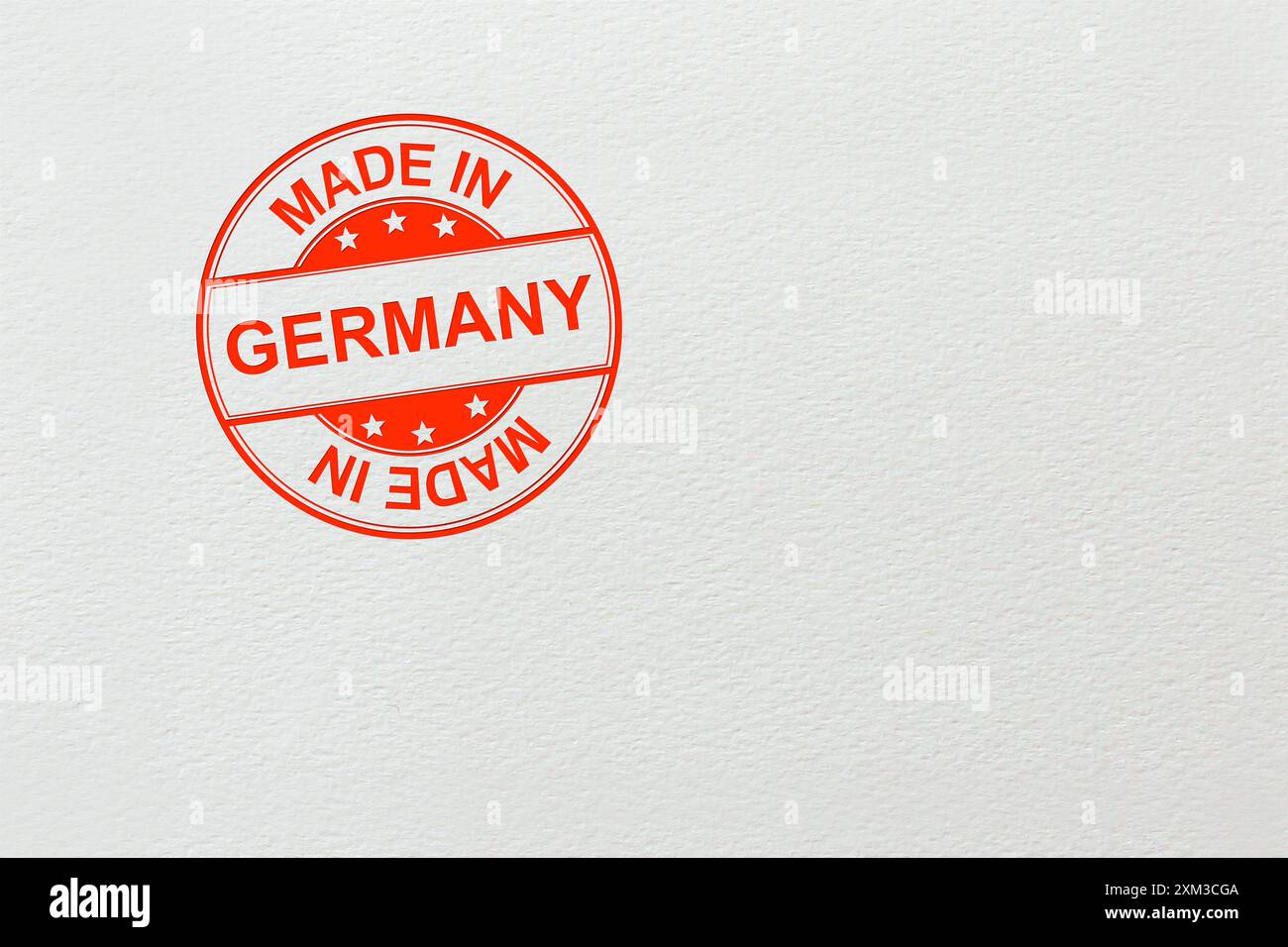 Made in Germany Print from Stamp Stock Photo - Alamy