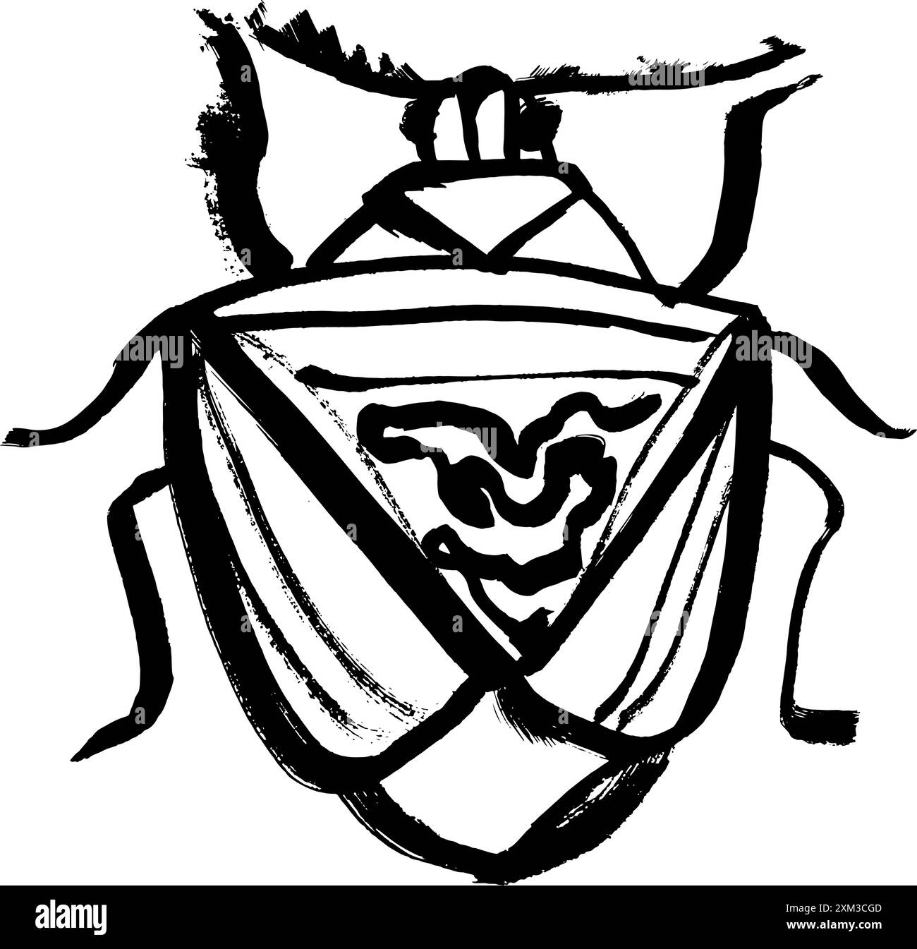 Garden shield bug Stock Vector Images - Alamy