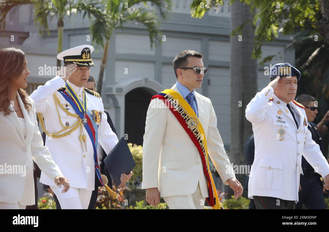 GYE CEREMONY AND ARMY PARADE Guayaquil, Thursday, July 25, 2024 The ...