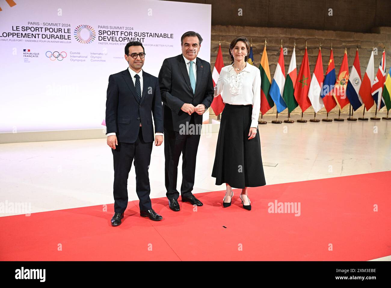 Paris, France. 25th July, 2024. Foreign and European Affairs Minister ...