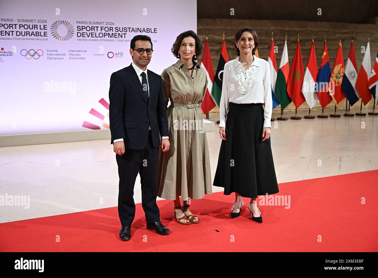 Paris, France. 25th July, 2024. France's Minister for Sports and ...