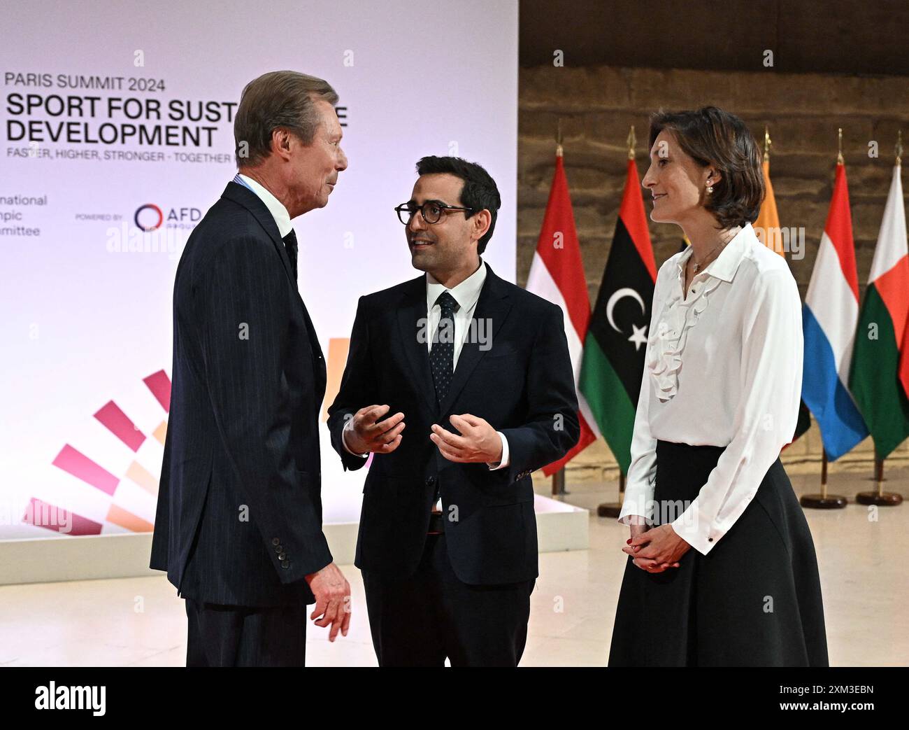 Paris, France. 25th July, 2024. Henri, Grand Duke of Luxembourg, France ...
