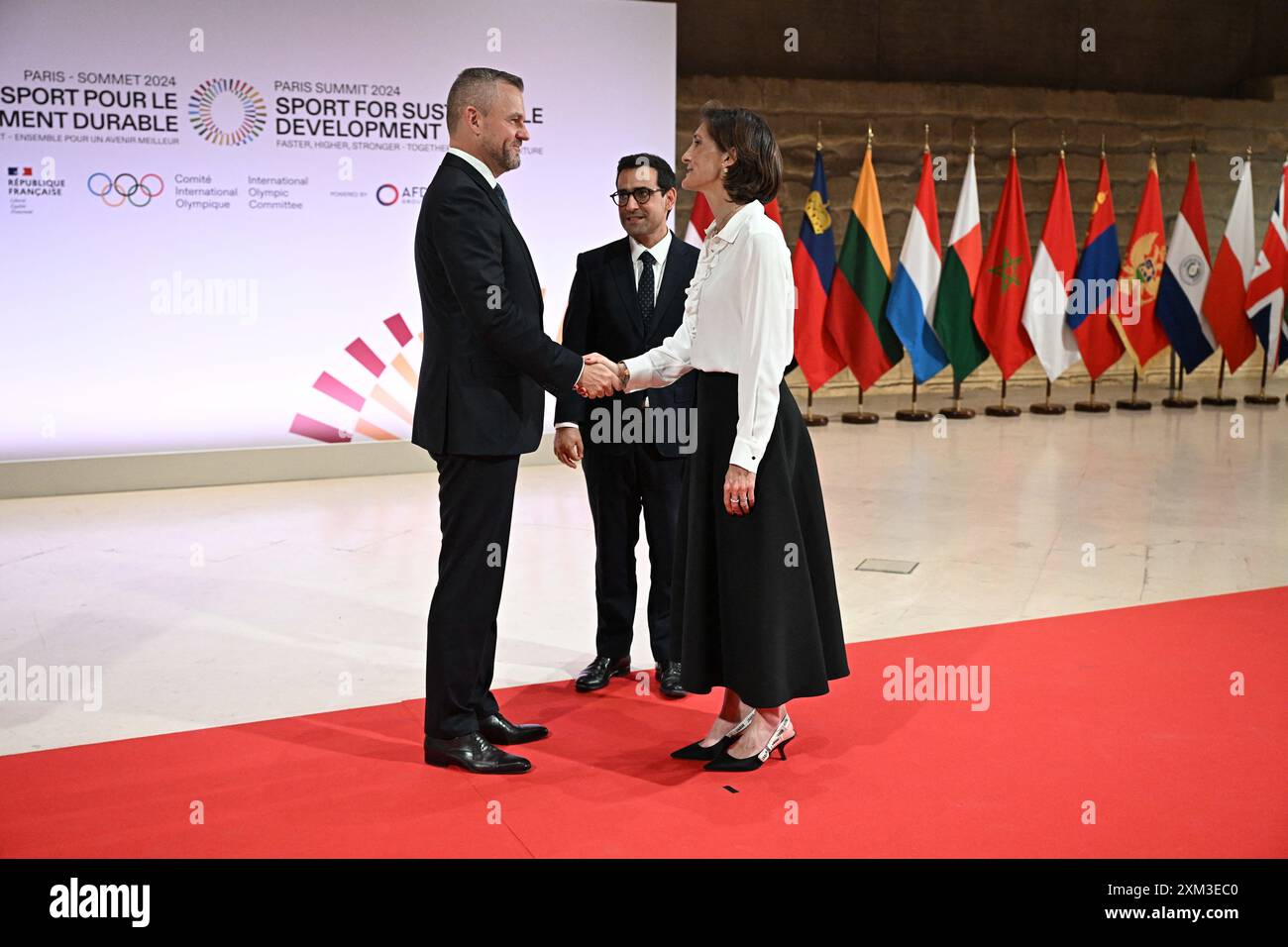 Paris, France. 25th July, 2024. Foreign and European Affairs Minister ...