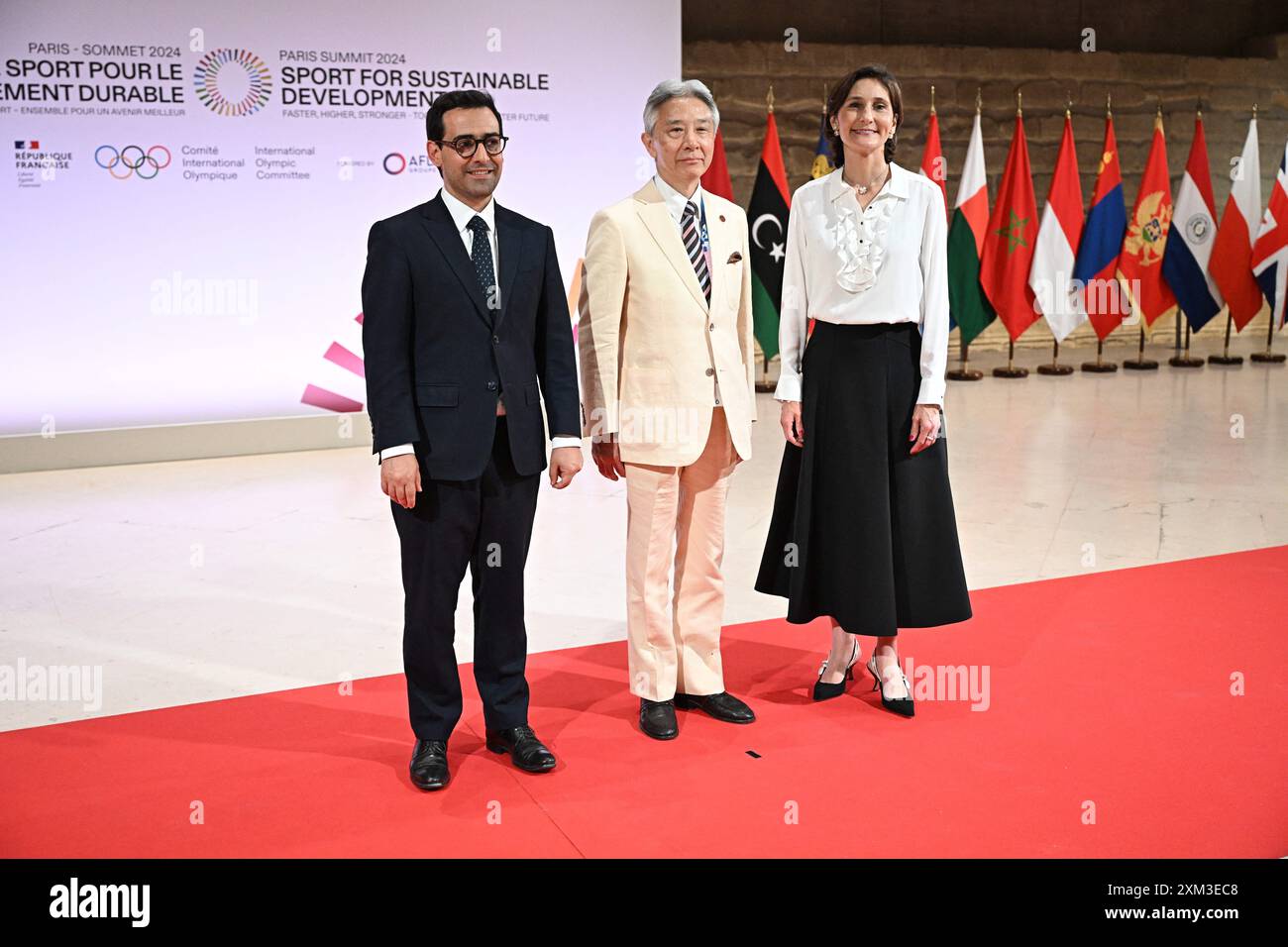 Paris, France. 25th July, 2024. Foreign and European Affairs Minister ...