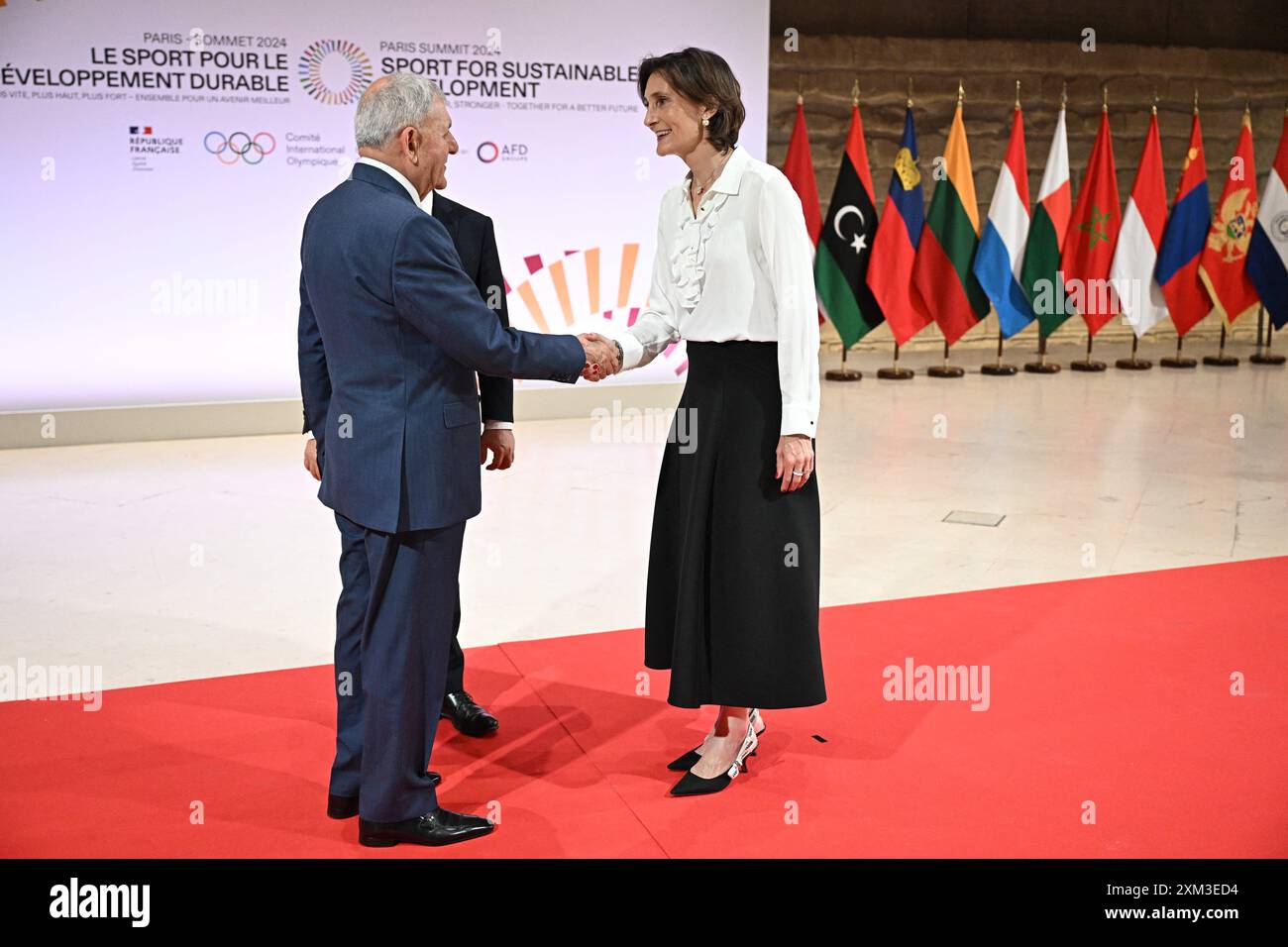 Paris, France. 25th July, 2024. Foreign and European Affairs Minister ...