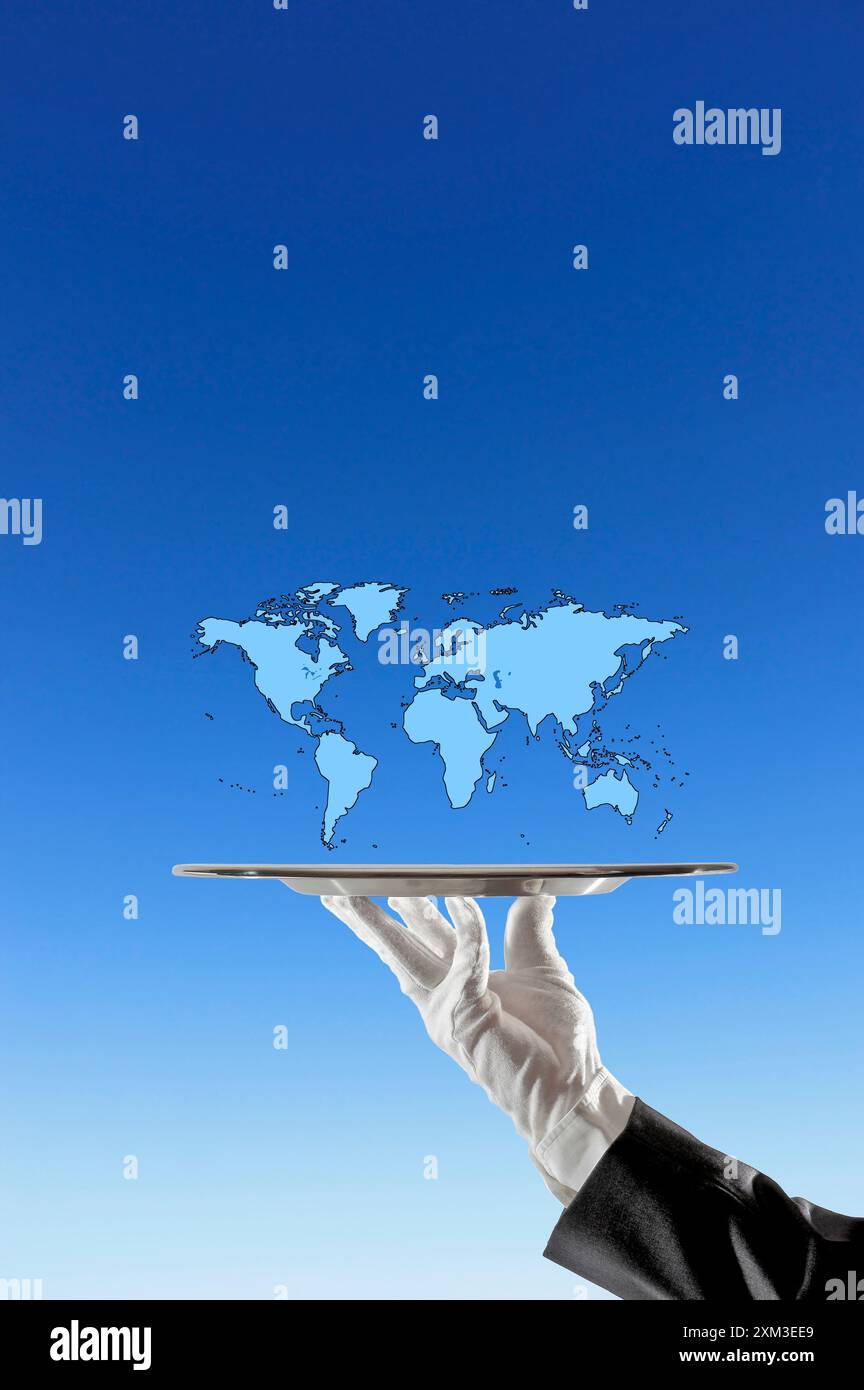 Flagge in der hand hi-res stock photography and images - Alamy