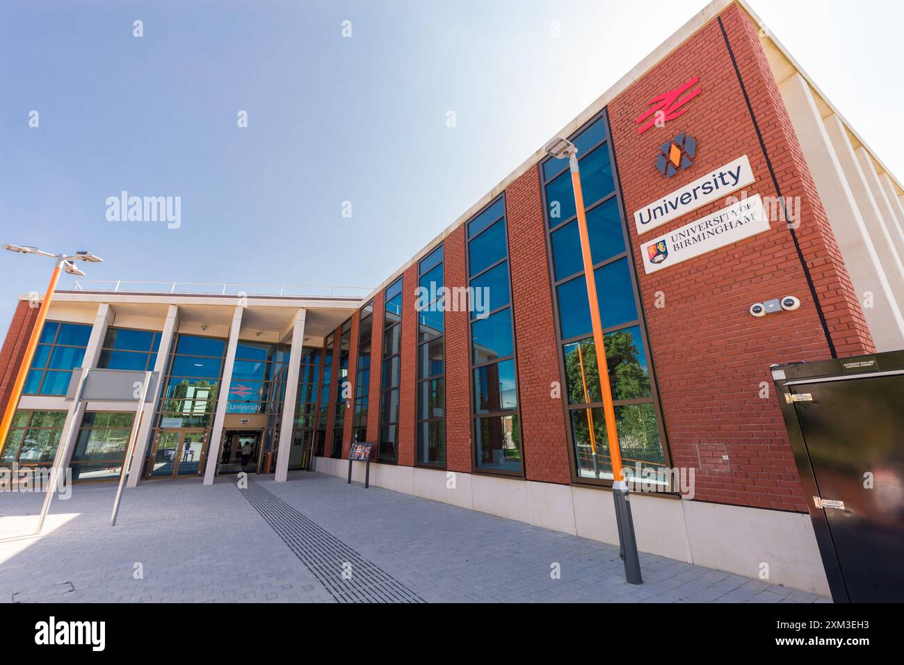 The new University Station at University of Birmingham opened in 2024 ...
