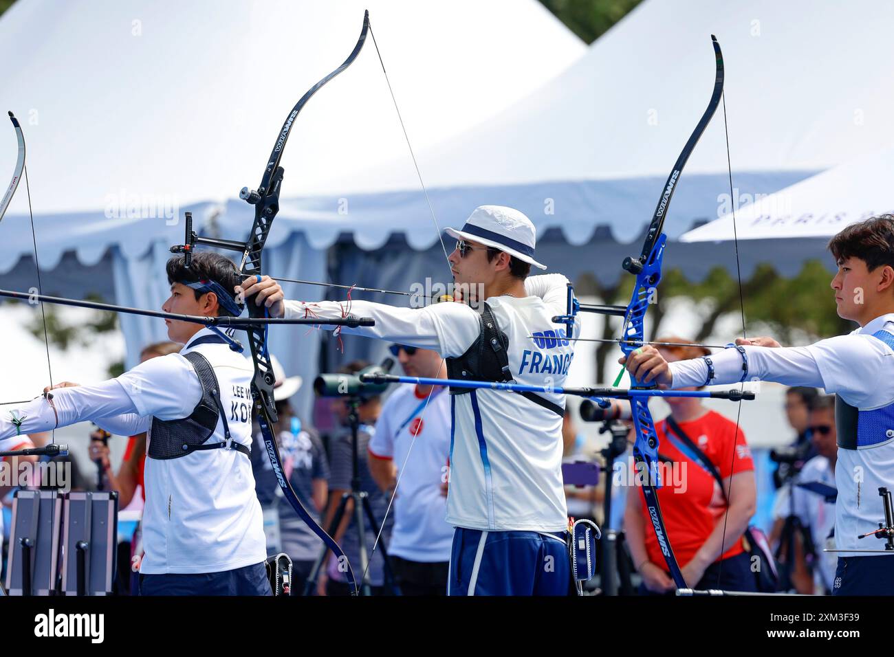 Men's Individual Ranking Round Archery during the Olympic Games Paris ...
