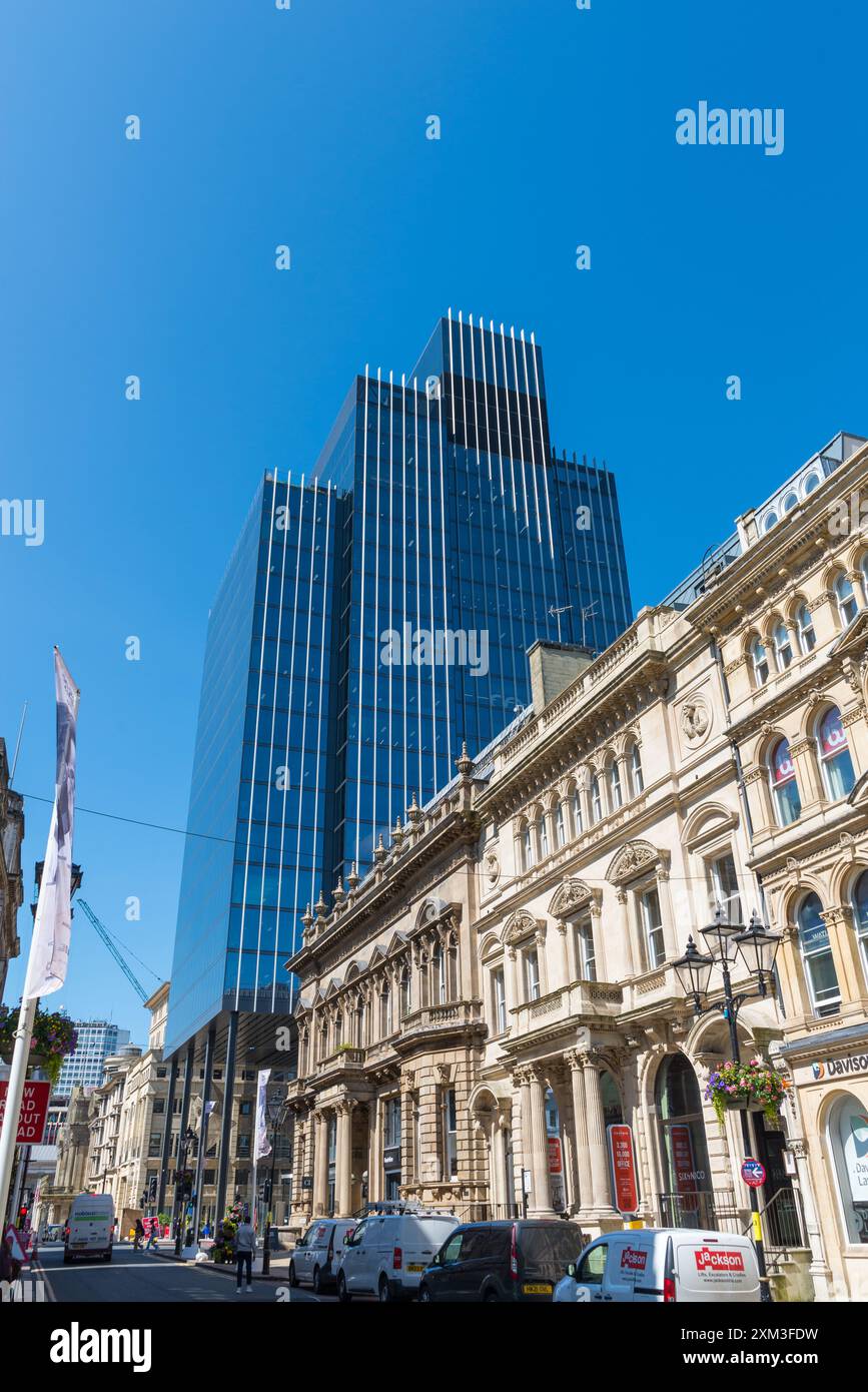 The new building 103 Colmore Row in Birmingham city centre Stock Photo ...