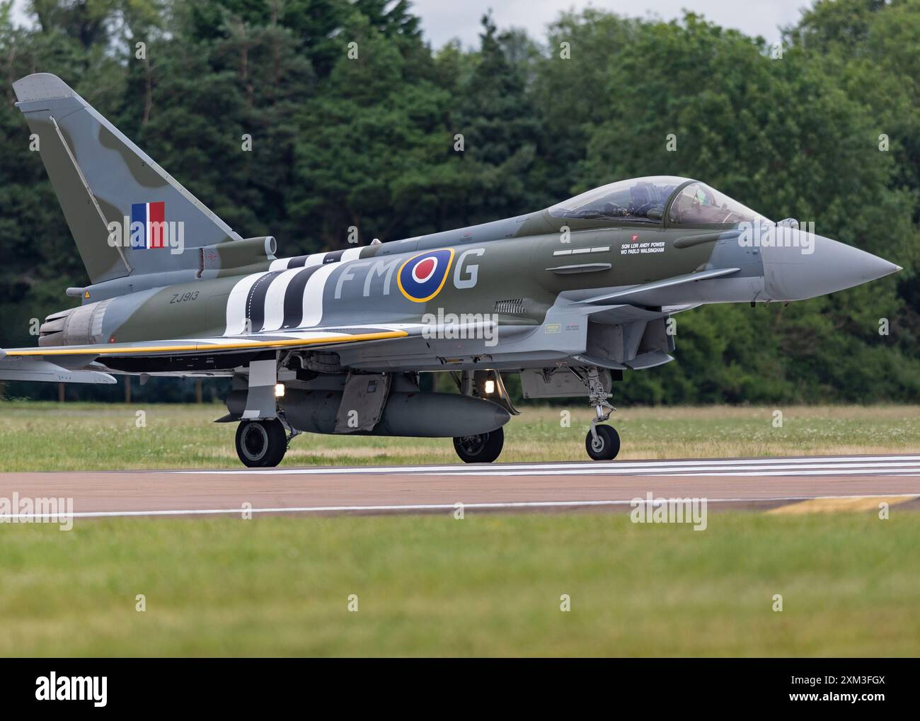 Royal Air Force Eurofighter Typhoon Display Team, During, The Royal International Air Tattoo ...