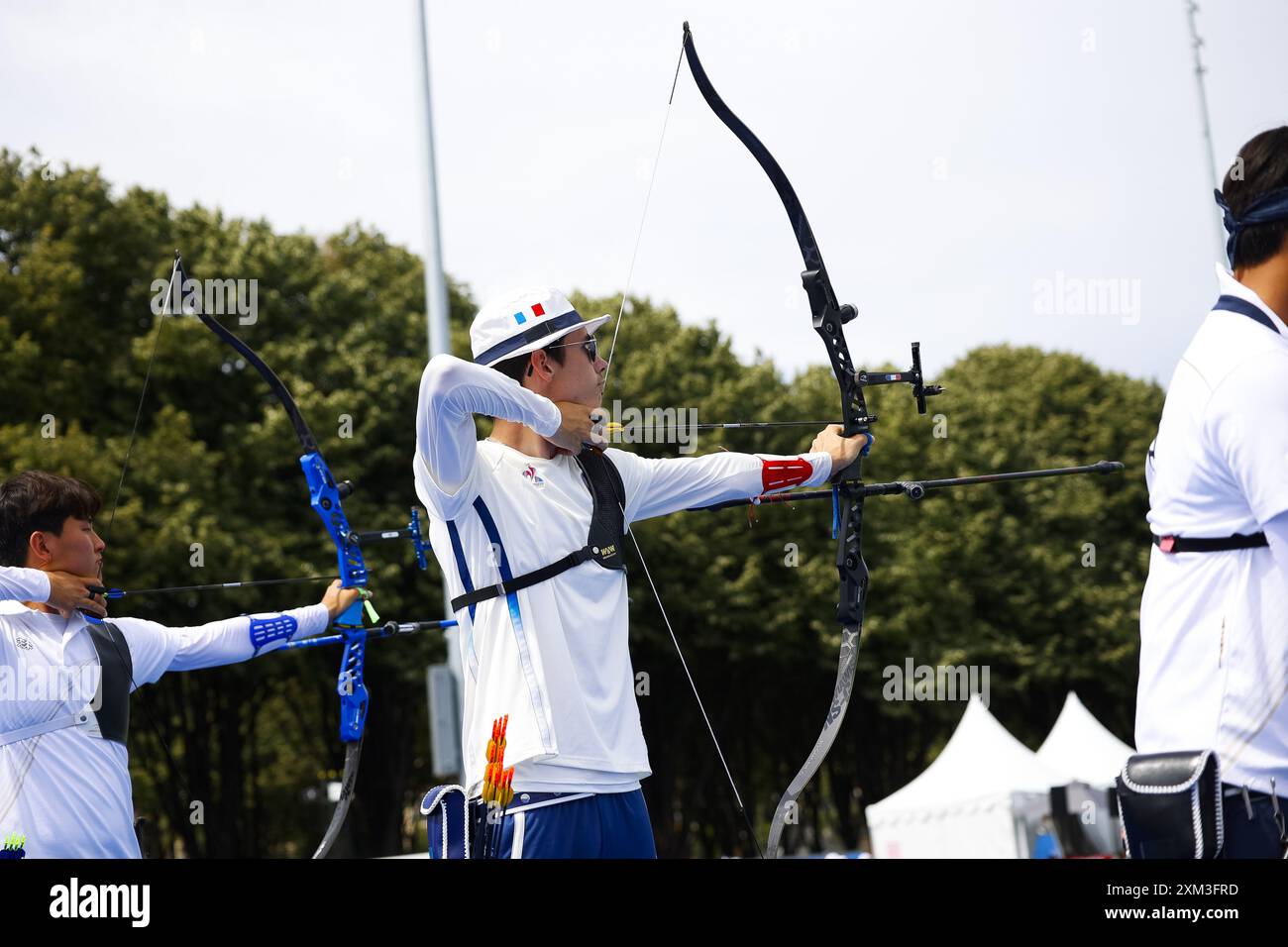 ADDISÂ Baptiste of France Men's Individual Ranking Round Archery during ...