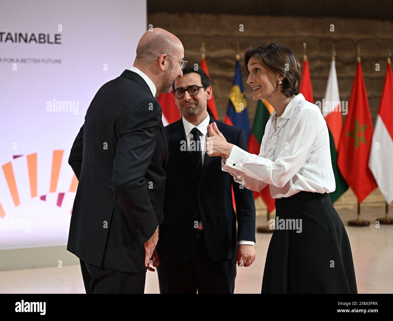 Paris, France. 25th July, 2024. France's Minister for Foreign and ...