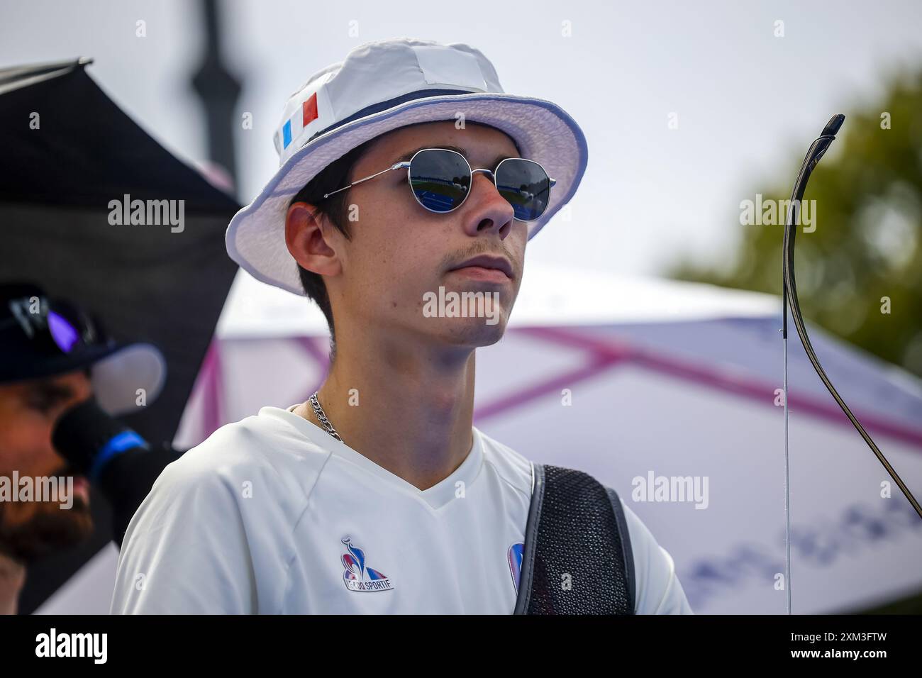 ADDISÂ Baptiste of France Men's Individual Ranking Round Archery during ...