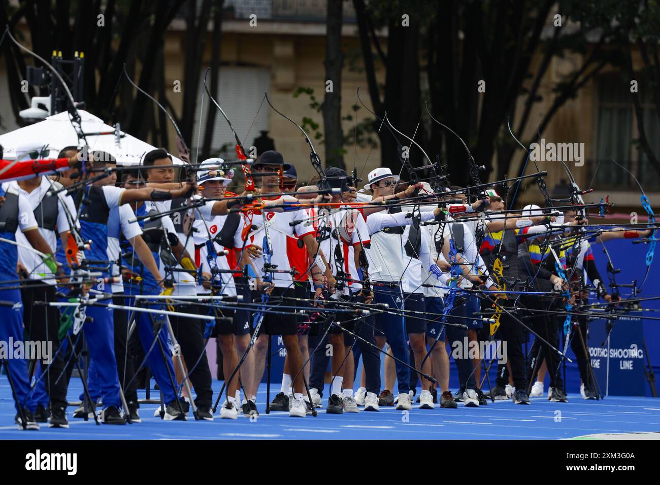 ADDISÂ Baptiste of France Men's Individual Ranking Round Archery during ...