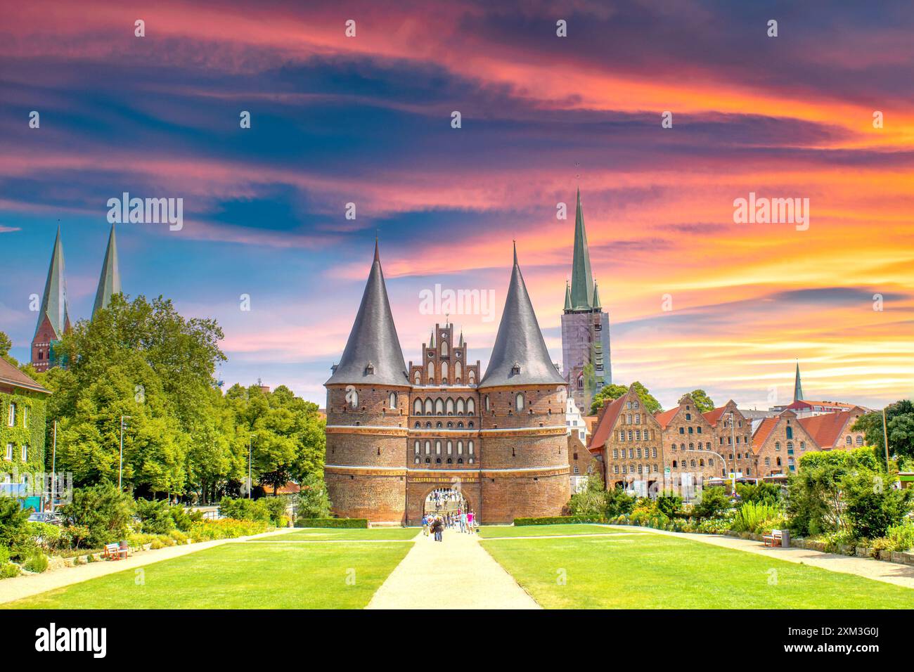 Old city of Lübeck, Germany Stock Photo - Alamy
