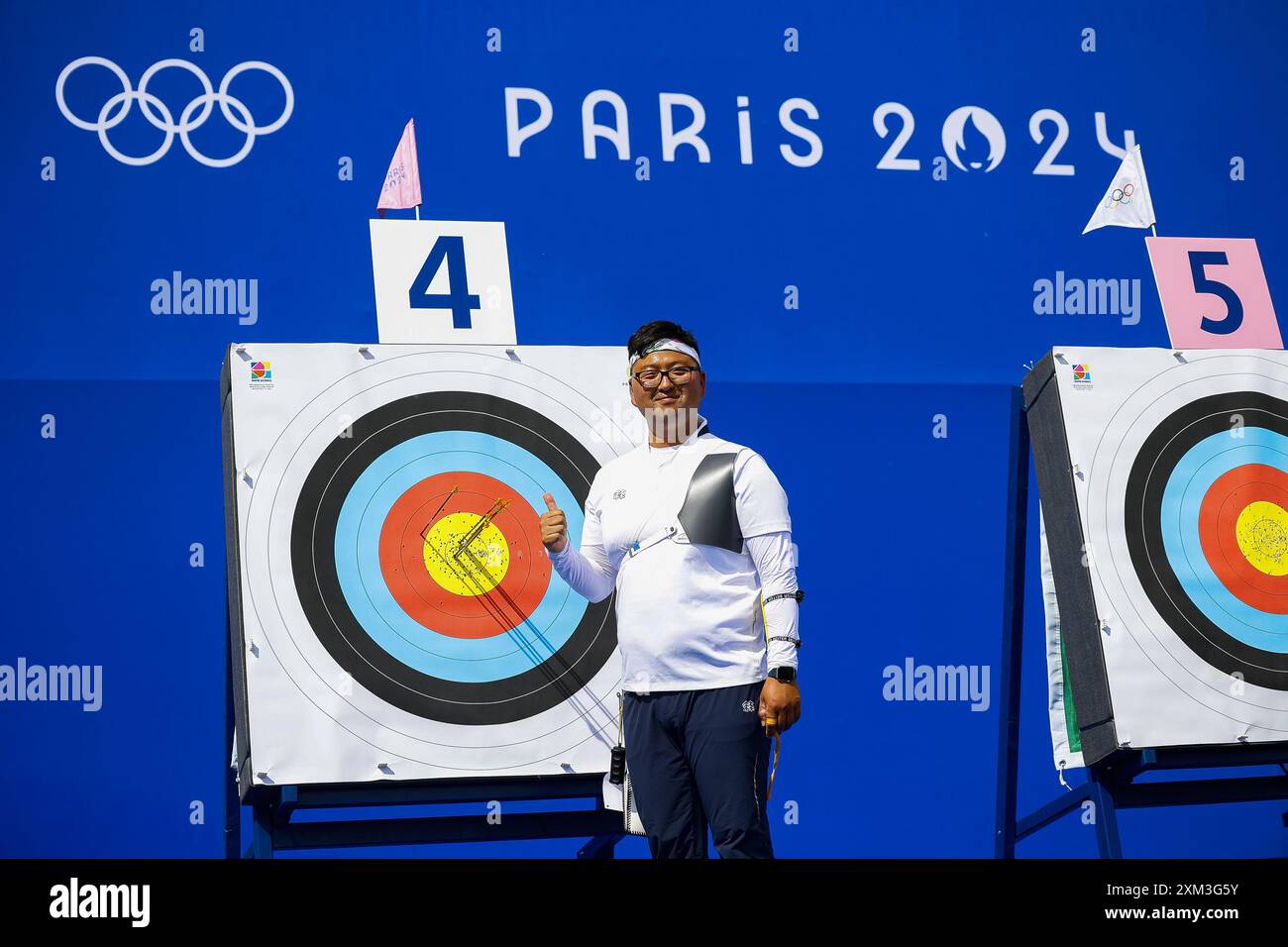 KIMÂ Woojin of Republic of Korea Men's Individual Ranking Round Archery ...