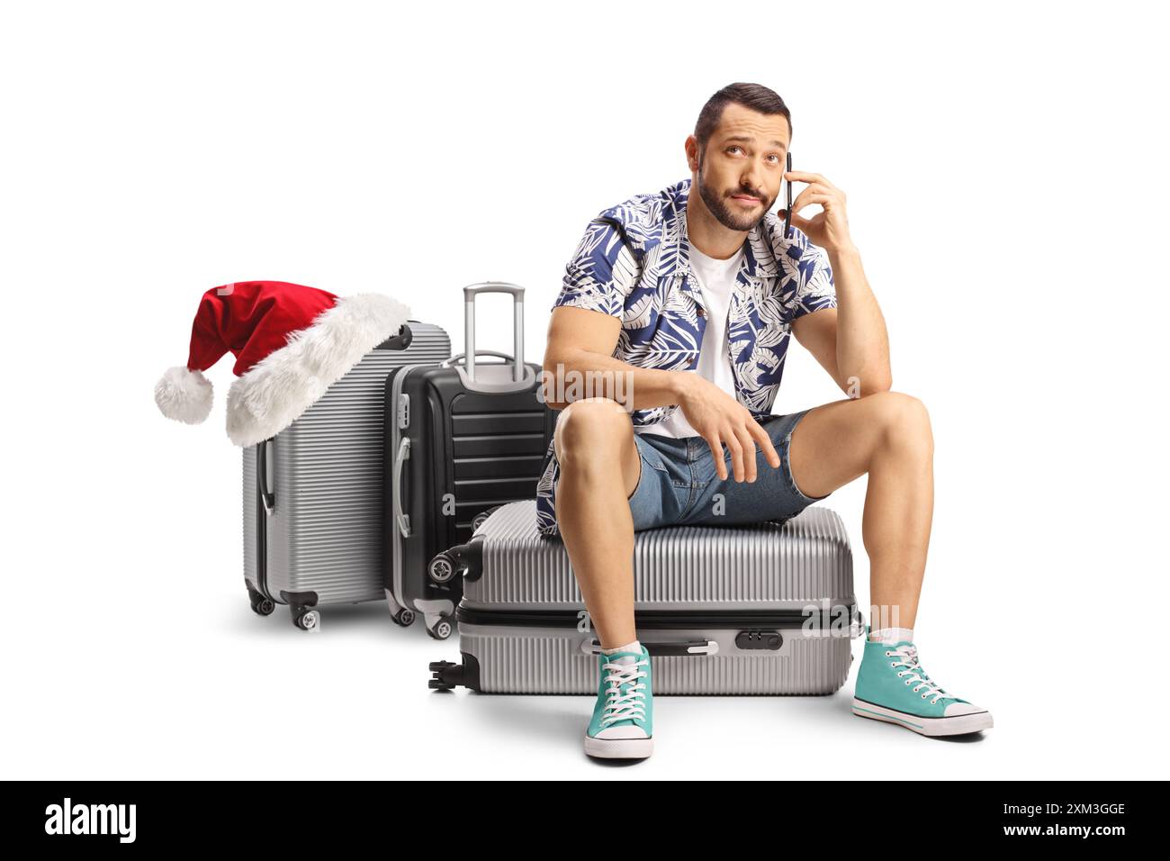 Male tourist suitcase using hi-res stock photography and images - Alamy