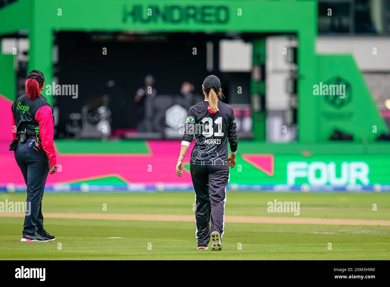 Old Trafford, Machester UK. Thursday 25th July, 2024. The Hundred ...